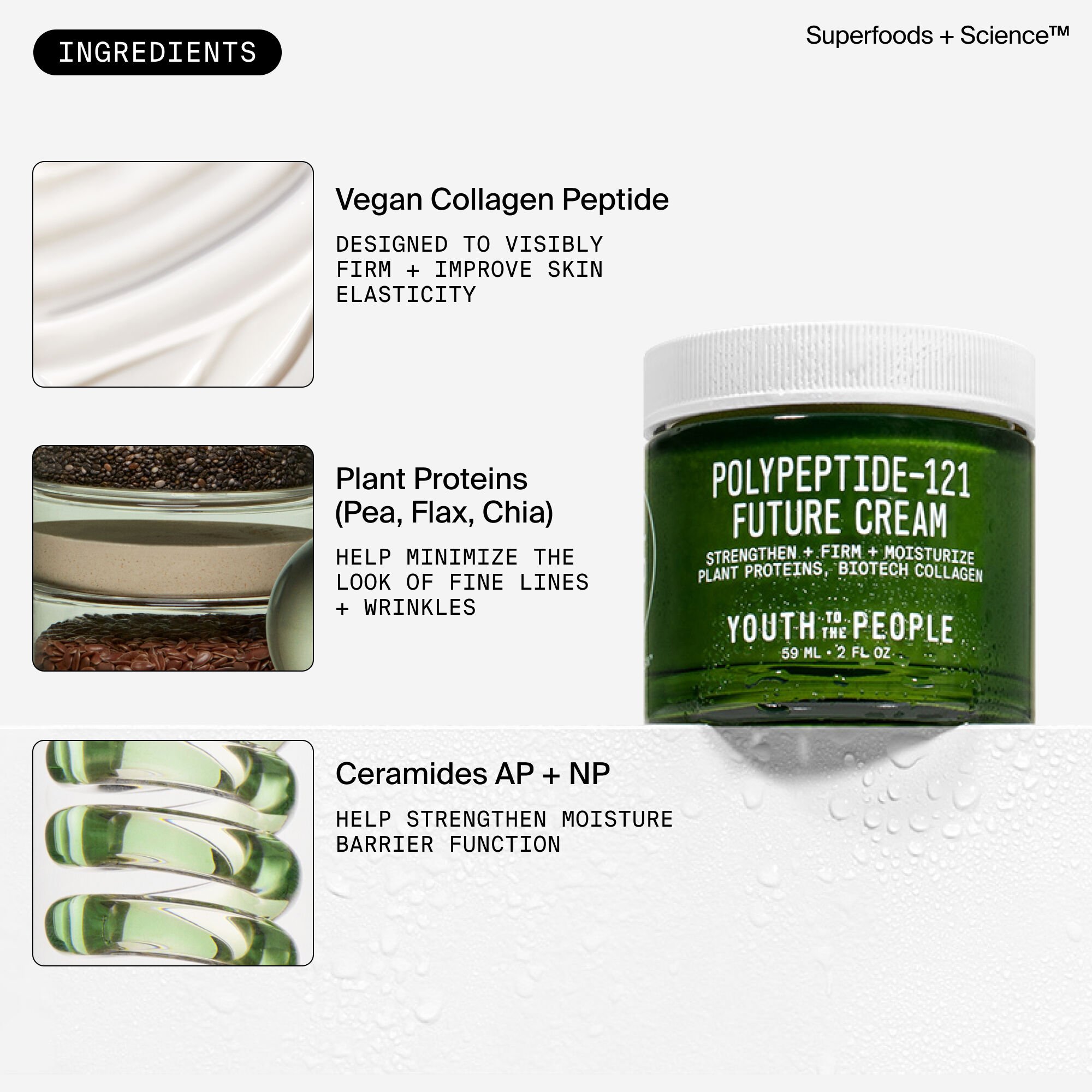 Polypeptide-121 Future Moisture Cream | Youth To The People