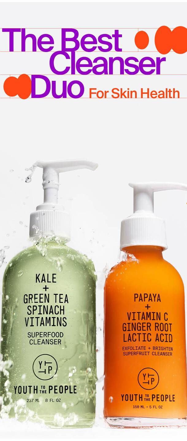 Shop YTTP By Category: Face Cleansers | Youth To The People